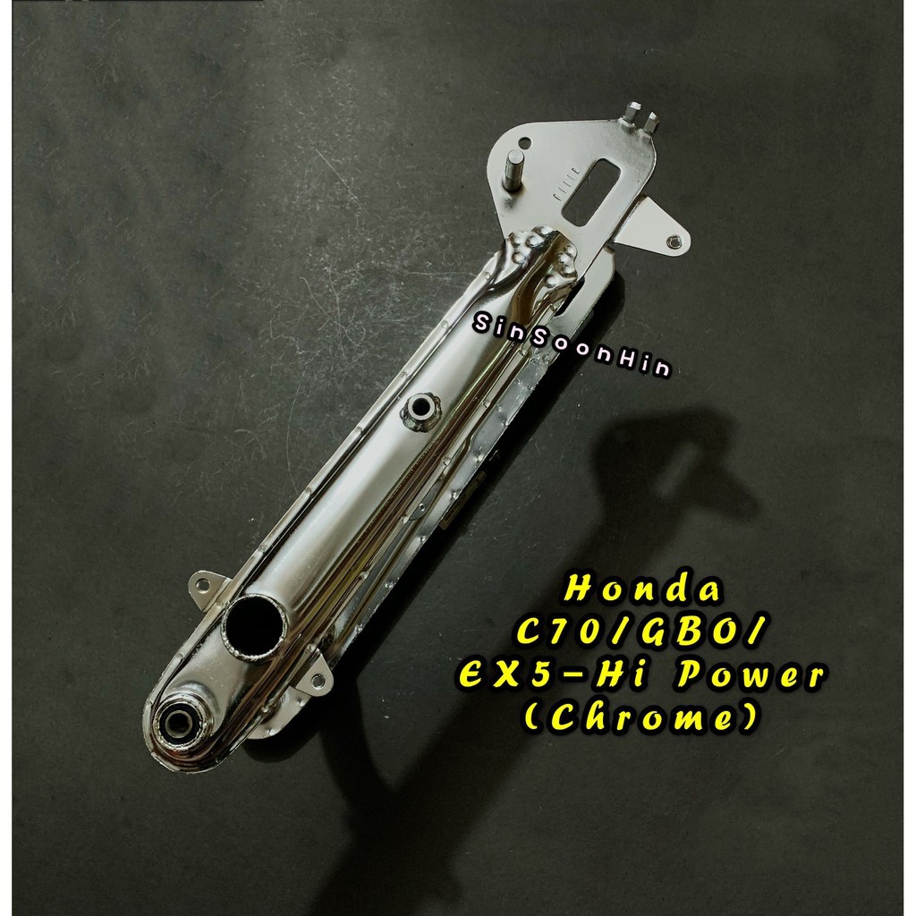 Honda C70 / GBO / Fame / Ex5-High Power EX5 HIGH POWER HP Swing ARM REAR FORK CHROME | Shopee ...