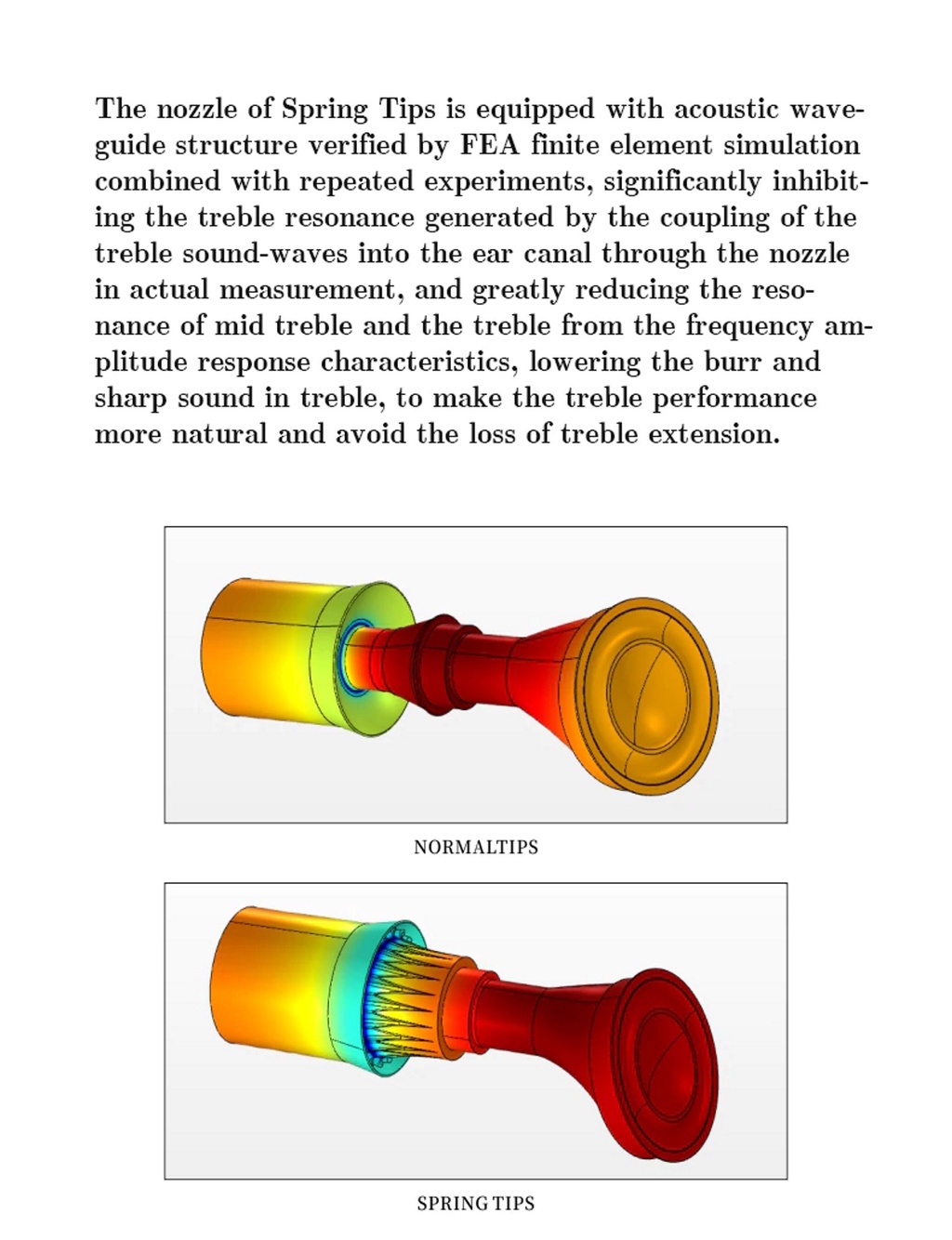 Moondrop Spring Tips Premium Replacement Silicone Eartips for IEM ...