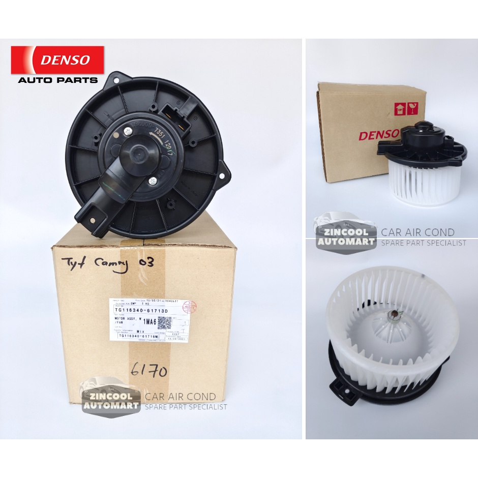 Toyota Camry 03' ACV30 AirCond Blower Motor C/W Wheel P/N : 194000-7351 ...