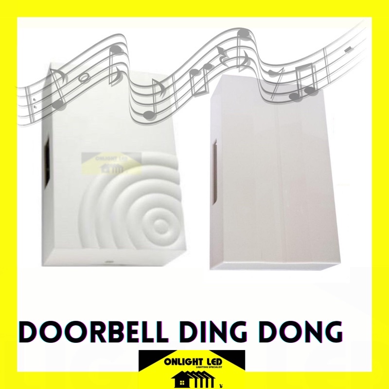 Doorbell Chimes Ding Dong Loceng Wired Door Bell Pintu Wiring Loceng Pintu DingDong 240V with ...