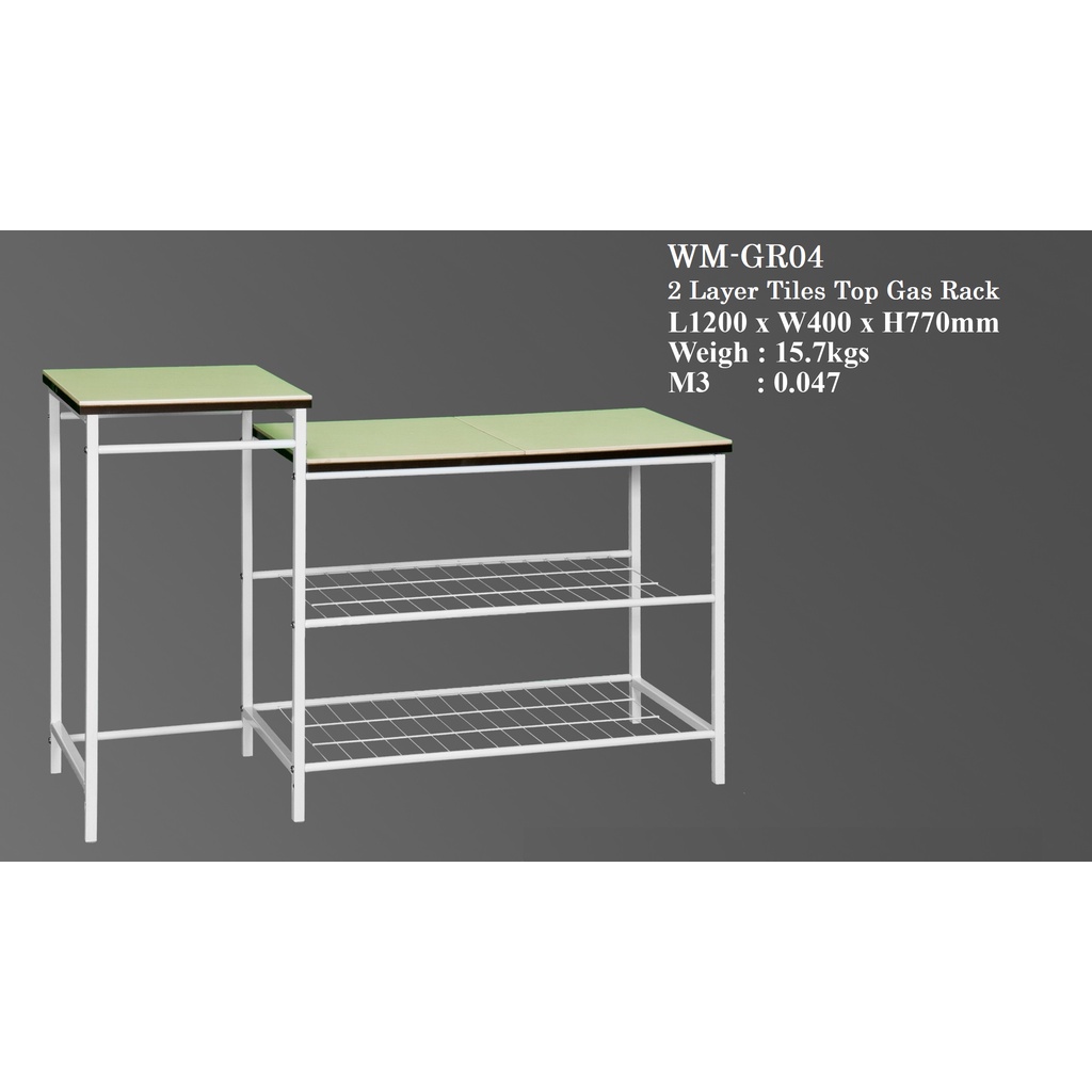 WM-GR03/Gr04 MosaicTop Gas Rack/ meja stove/ rak dapur/metal rack ...
