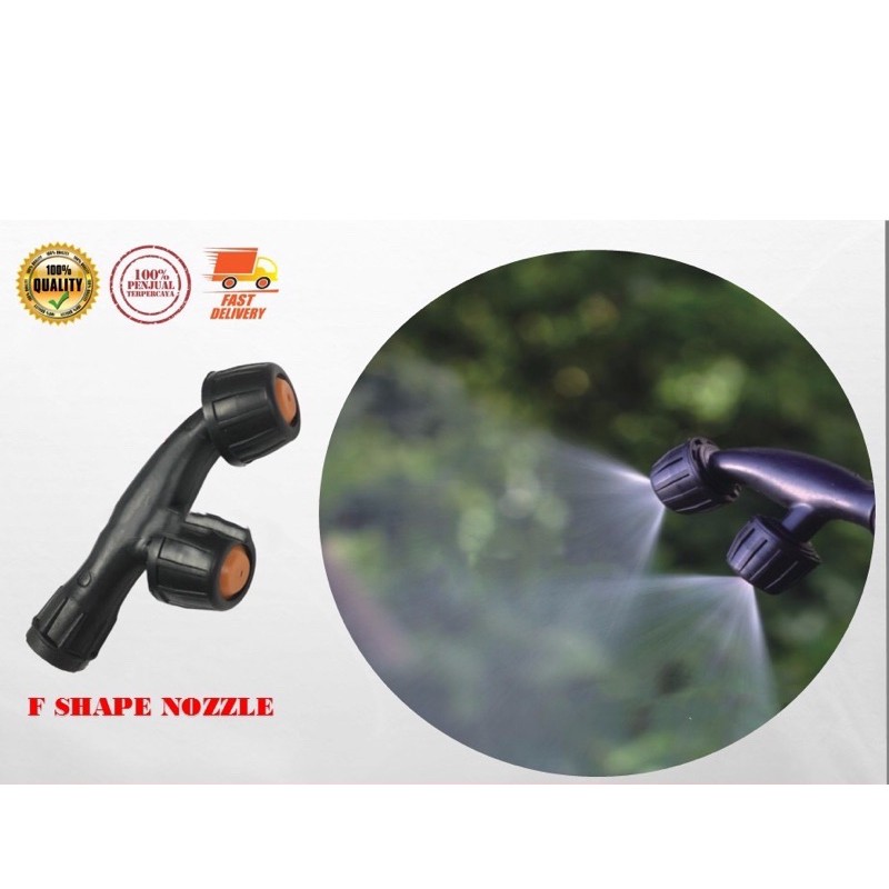 F SHAPE CONE NOZZLE 14mm BATTERY SPRAYER NOZZLE KEPALA PAM RACUN Koshi ...