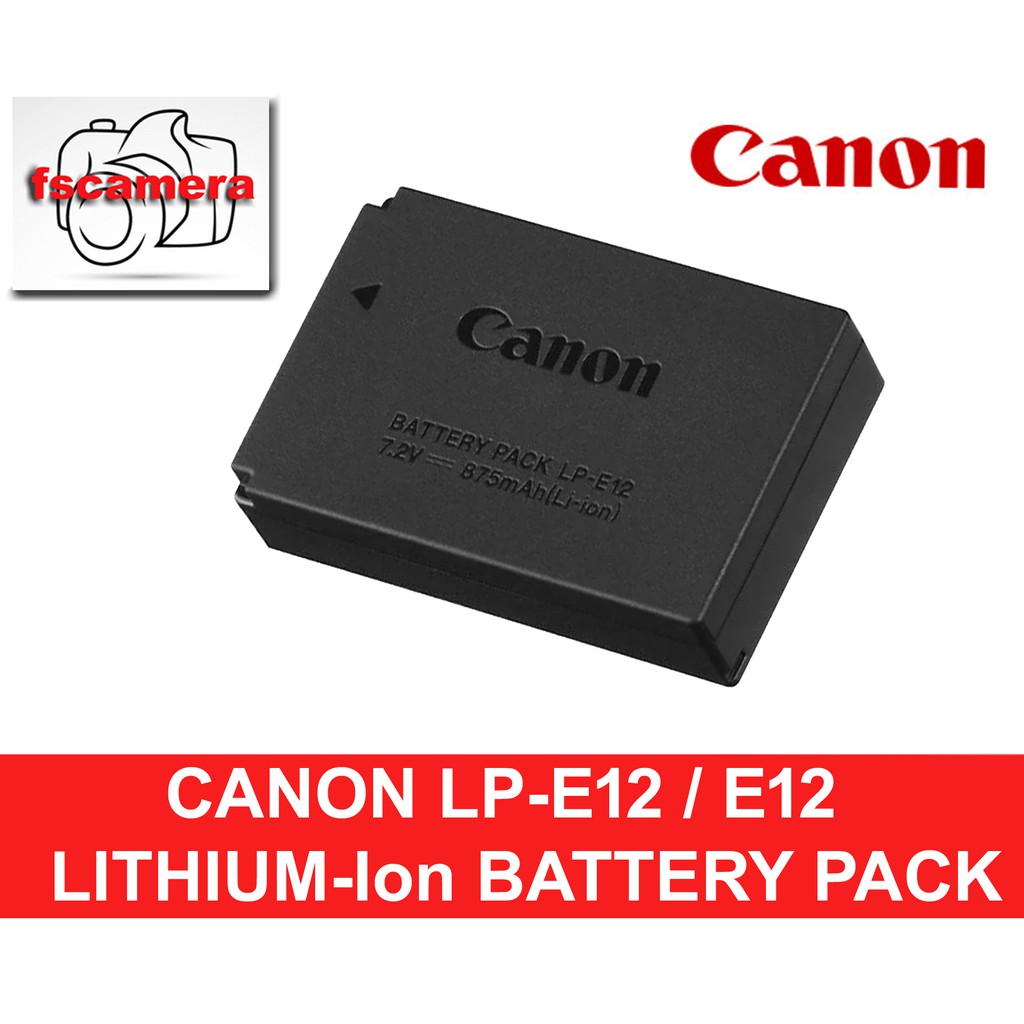 Canon LP-E12 / E12 Lithium-Ion Battery Pack | Shopee Malaysia