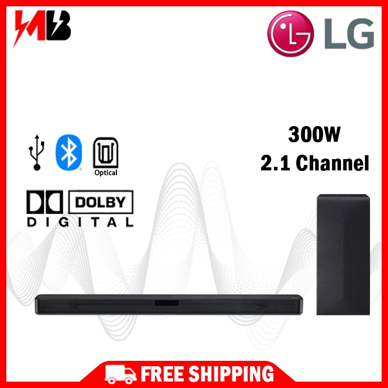[ FREE SHIPPING ] LG SP2 / SL4 300W 2.1 Channel Soundbars Sound Bar ...