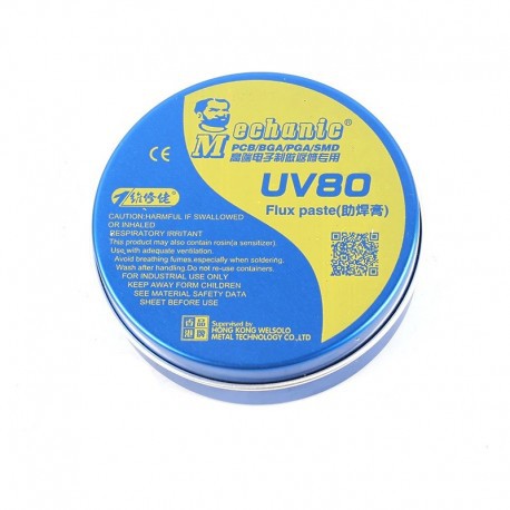 Flux MECHANIC UV80 60GR HALOGEN-FREE ORIGINAL (ALUMINIUM BOX) | Shopee Malaysia