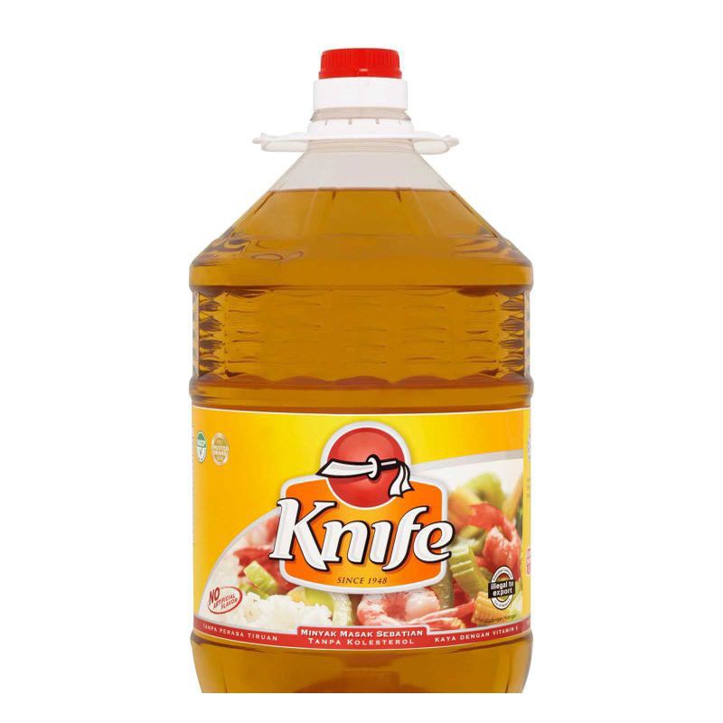 刀标油 knife cooking oil 5kg ( 1 bill order maximum 2btl )（Outside got ...