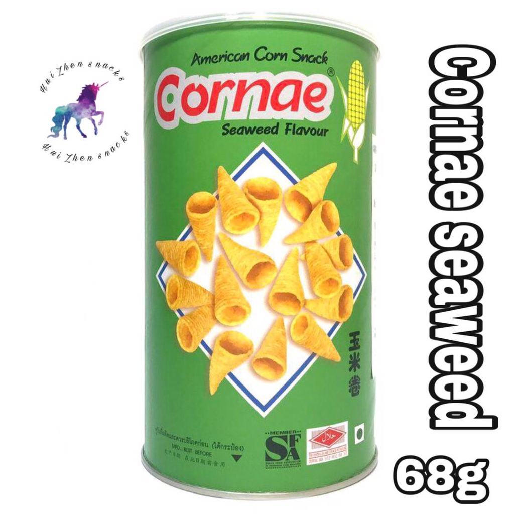 【READY STOCK】THAILAND CORNAE Corn SEAWEED Snacks 泰国玉米卷 68g | Shopee Malaysia