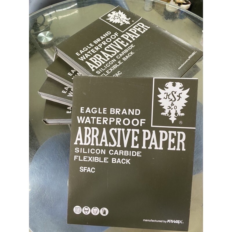 KOVAX ORIGINAL EAGLE BRAND WATERPROOFING ABRASIVE SAND PAPER | Shopee ...
