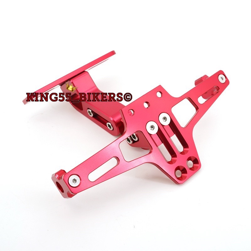 Motorcycle Rear License Plate Mount Holder And Turn Signal Light ...