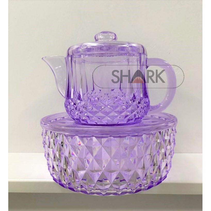 Washing Pot with Tray Bekas Basuh Tangan Kenduri Kristal Crystal Kendi ...