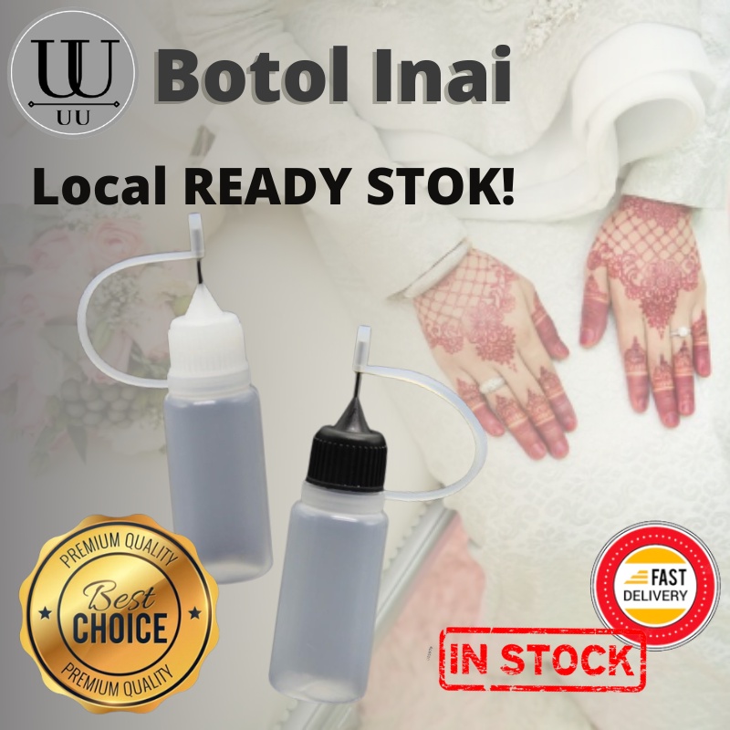 Pemborong 10ml Botol Inai Kosong🔥Viral Inai Botol Henna 🔥Empty PE ...