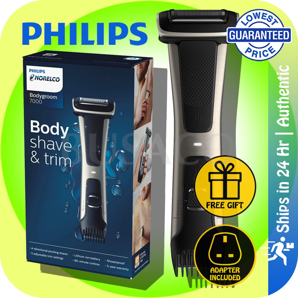 🎁FREE GIFT🎁 Philips Norelco Bodygroom Series 7000 | 5000, BG7030/49 | BG7040/42, Showerproof ...