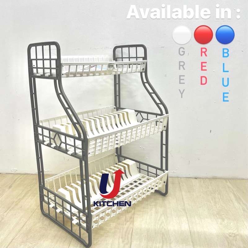 ACME 3 Tier Dish Rack / Dish Drainer / Kitchen Rack / Rak Pinggan 1133 ...