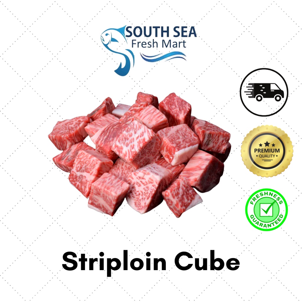 ALLANA Indian Beef Striploin Cube (450g) | Shopee Malaysia