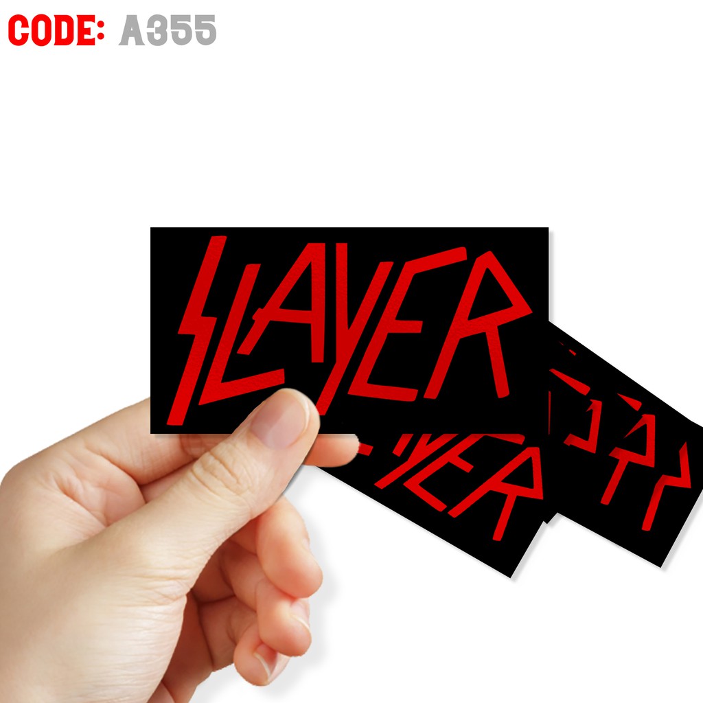 Sticker Band (18) Scorpions, Simple Plan, Skinhead, Slayer, Sleeping ...