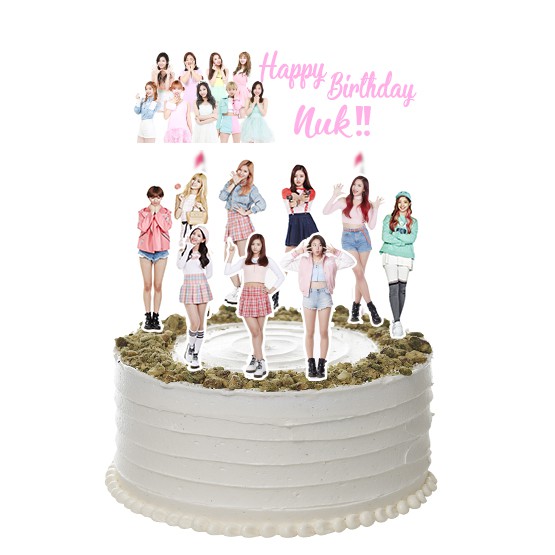 Twice Kpop Group Birthday Cake Topper / Birthday Cake Decoration ...