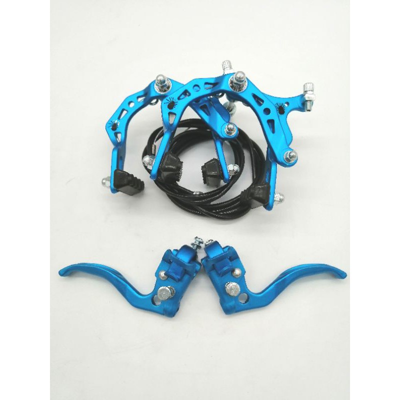 alloy blue caliper brake set spider | Shopee Malaysia
