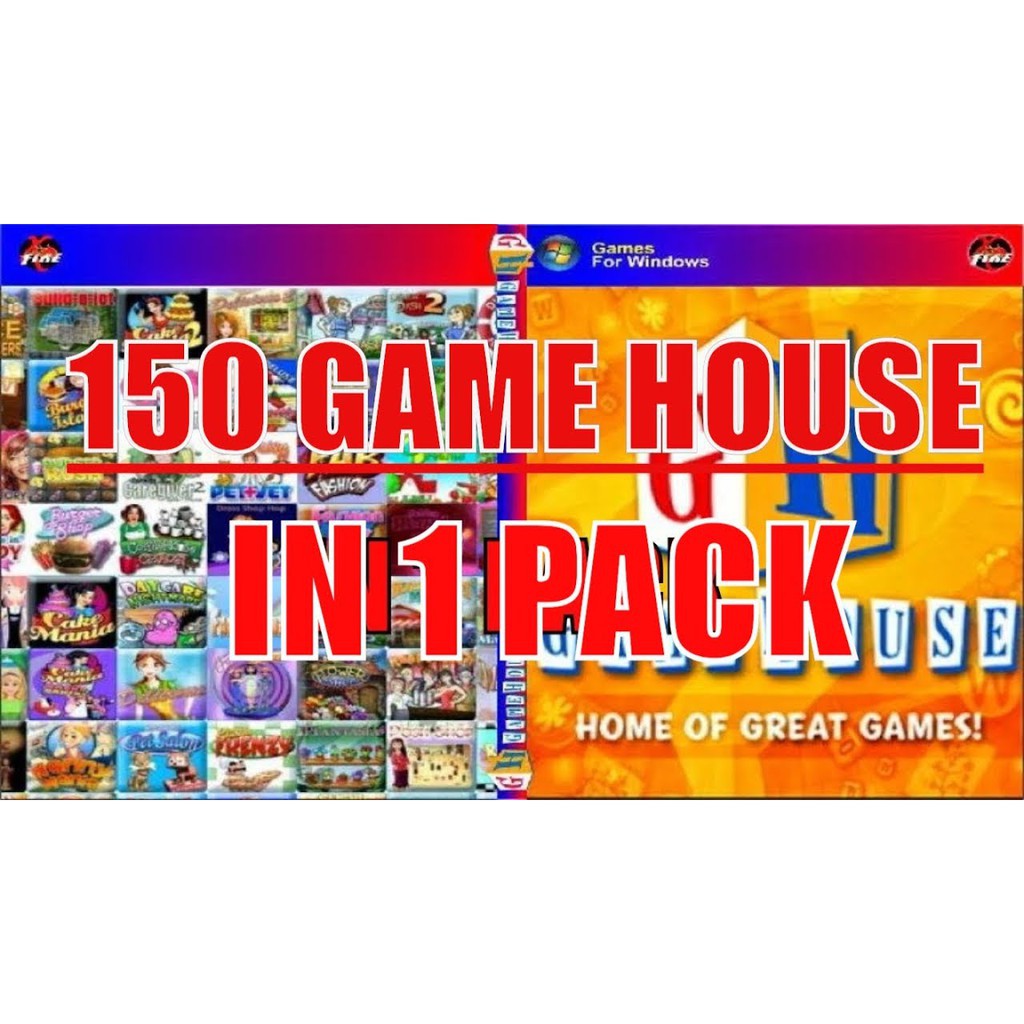 GameHouse Games Collection 150 in 1 Pack (Windows Version) | Shopee ...
