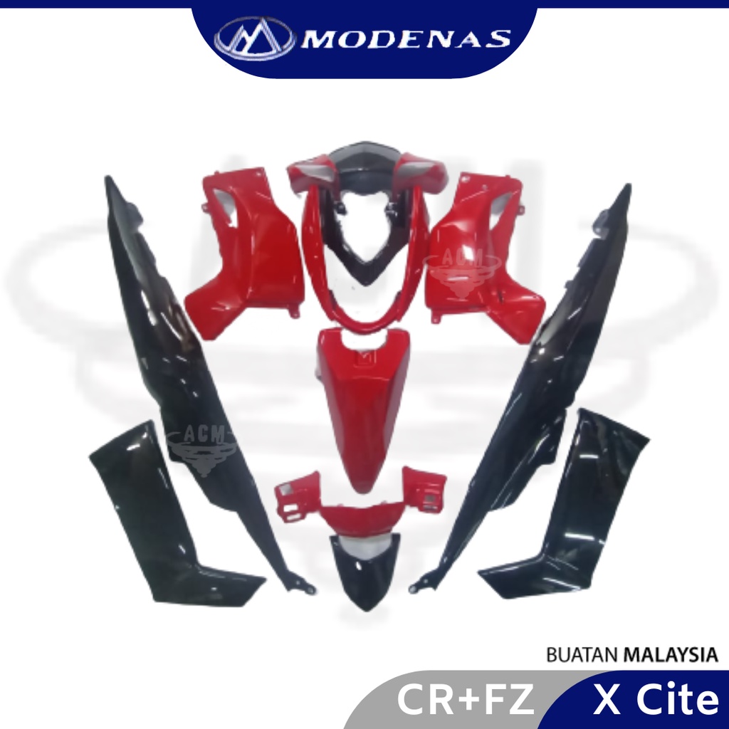 MODENAS 100% Original X Cite Full Body Cover Set Kit Color Parts ...