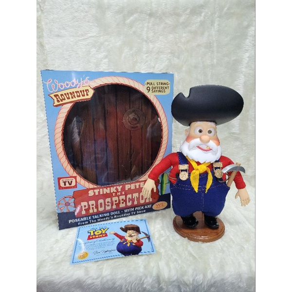 Toy Story Talking Stinky Pete The Prospector Movie Scale Rare | Shopee ...