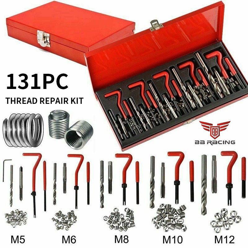 M5 M6 M8 M10 M12 Durable Thread Repair Tool Helicoil Rethread Repair ...