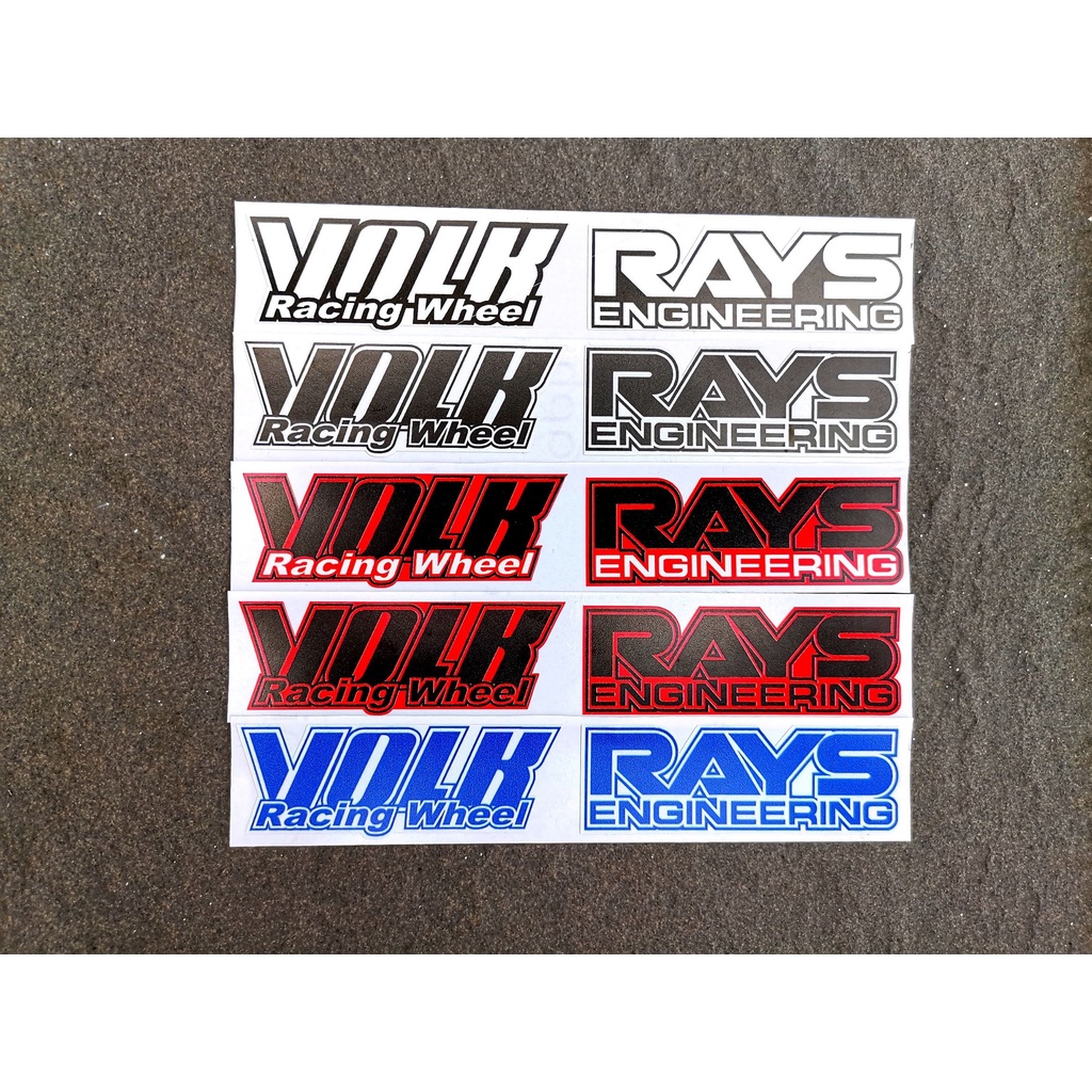 Sticker Volk Racing Te37 STICKER ORI/Rim Sticker Rays Volk Racing Te37 ...
