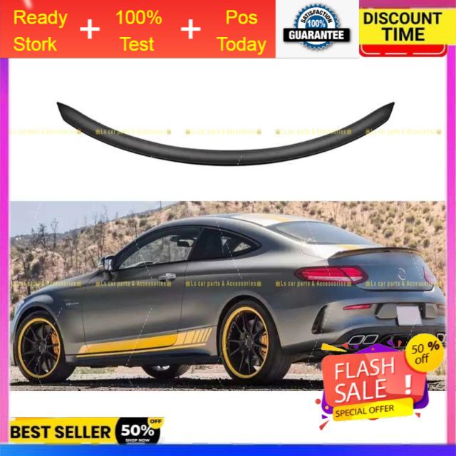 Benz Cla C63 Rear DuckTail Top Roof Spoiler Wing Trunk Lip Window Boot ...