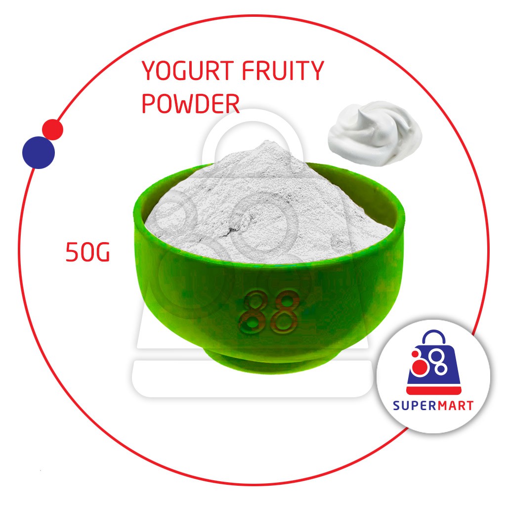 YOGURT POWDER 50G (FLAVOUR FOR BUBBLE MILK TEA / ICE BLENDED / ICE ...