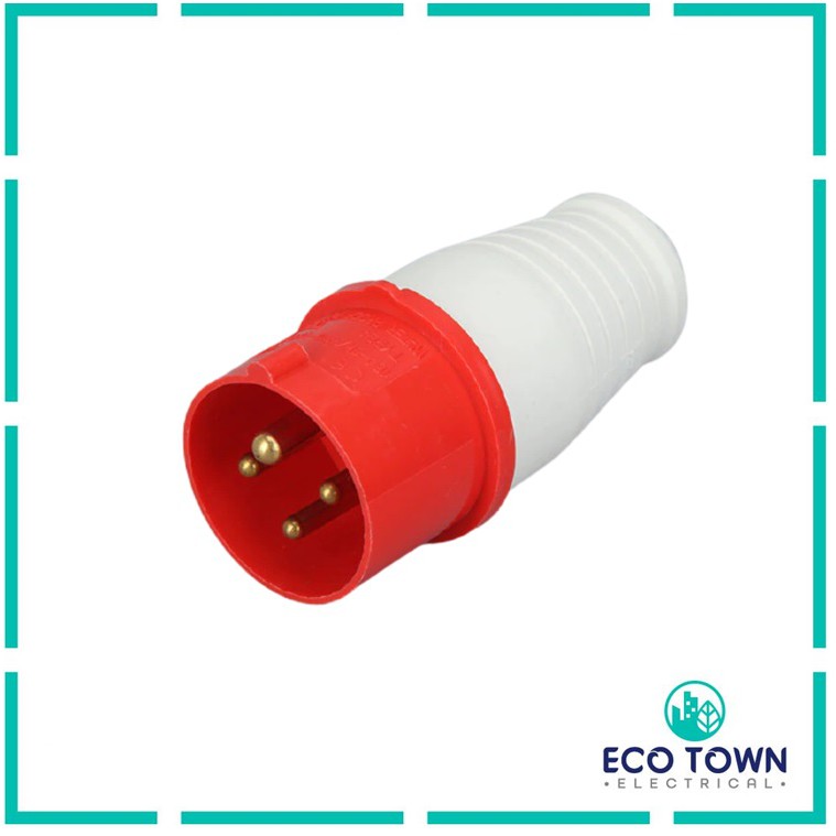 4 Pin 16A / 32A Industrial Commando Plug IP44 | Shopee Malaysia