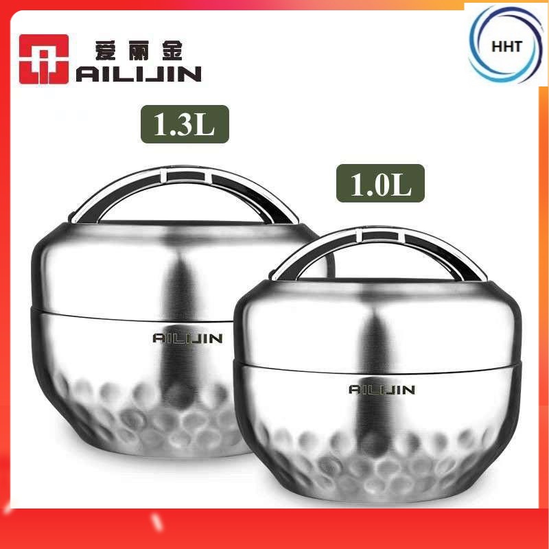 🔥【READY STOCK】🔥 AILIJIN SUS304 STAINLESS STEEL LUNCH BOX / WARMER ...