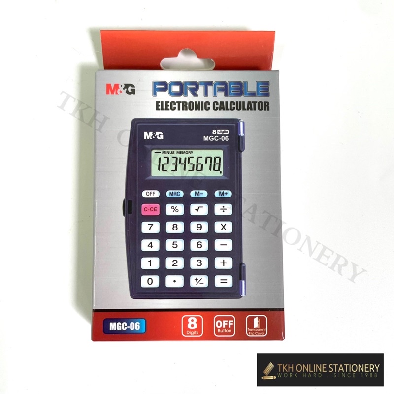 M&G PORTABLE Electronic Calculator MGC-06 8Digits (1 pcs) | Shopee Malaysia
