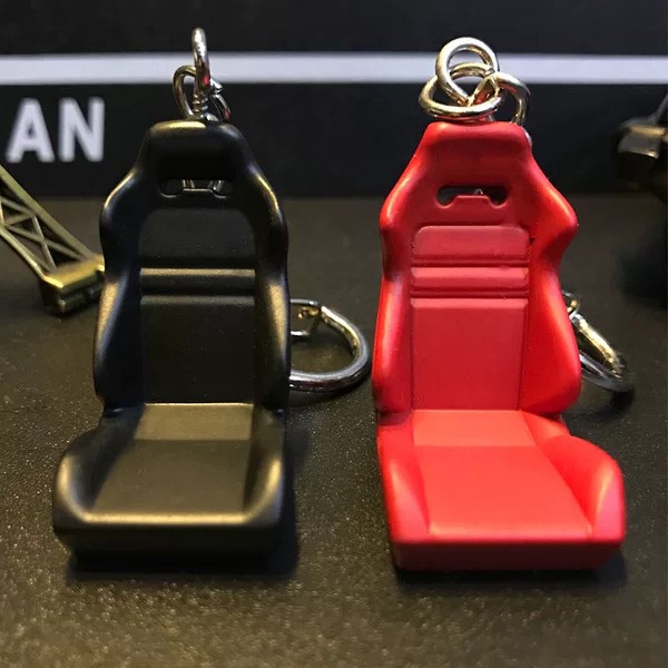 Hot Creative Car Auto Metal Mini Seat Key Chain Keychain Racing Seat ...