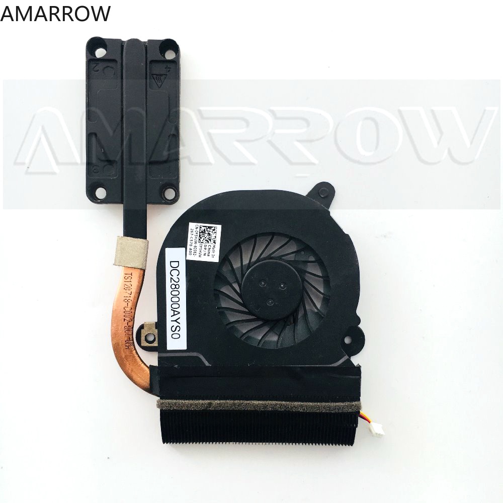 original laptop heatsink cooling fan cpu cooler For DELL 5520 5525 7520 ...