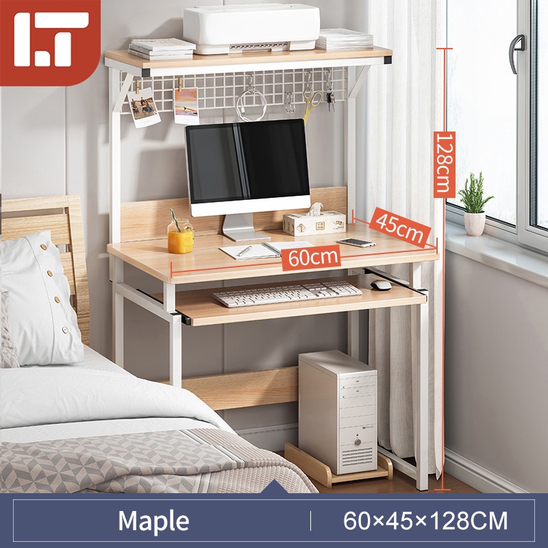 Writing Desk Computer Desk Computer Table with Free CPU Stand PC Laptop ...