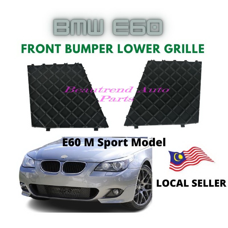 BMW E60 M Sport Front Bumper Lower Grille Mesh RH or LH Jaring Bawah ...