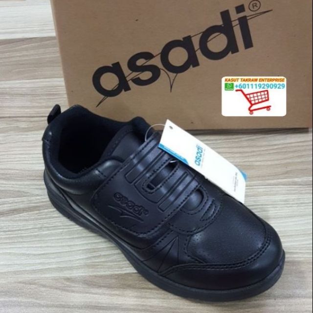Asadi 6551 PU Leather Kids School Shoe | Kasut Sekolah PVC Asadi ...