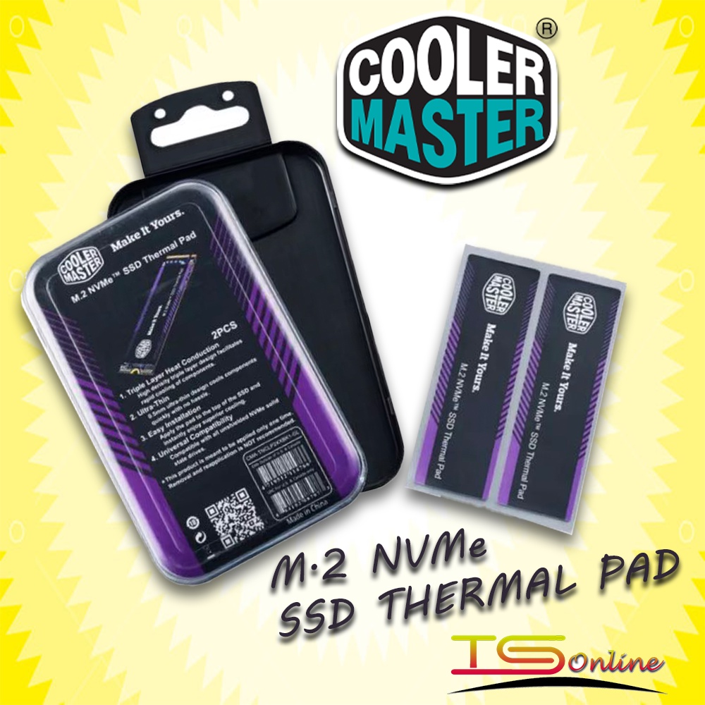 Cooler Master M.2 NVMe SSD THERMAL PAD | Shopee Malaysia
