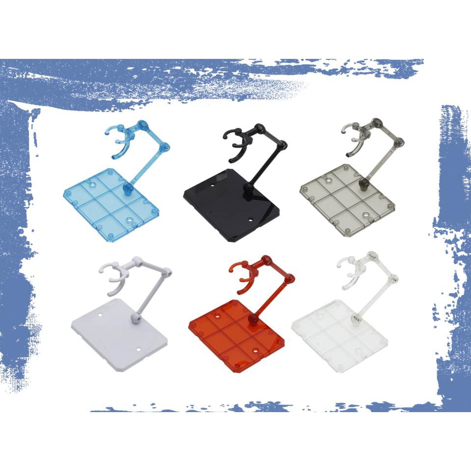 Gundam Action base model display stand with 3-prong side clip | Shopee ...