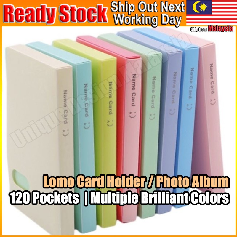 120 Pockets Capacity Lomo Card Holder Photocard Book Name Card Foto ...
