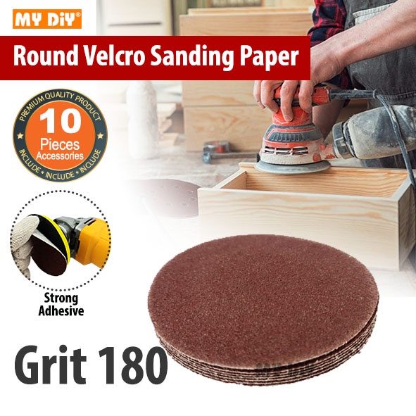 MYDIYHOMEDEPOT - SALI 4" 100mm Velcro Sand Paper Disc Round / Sanding ...