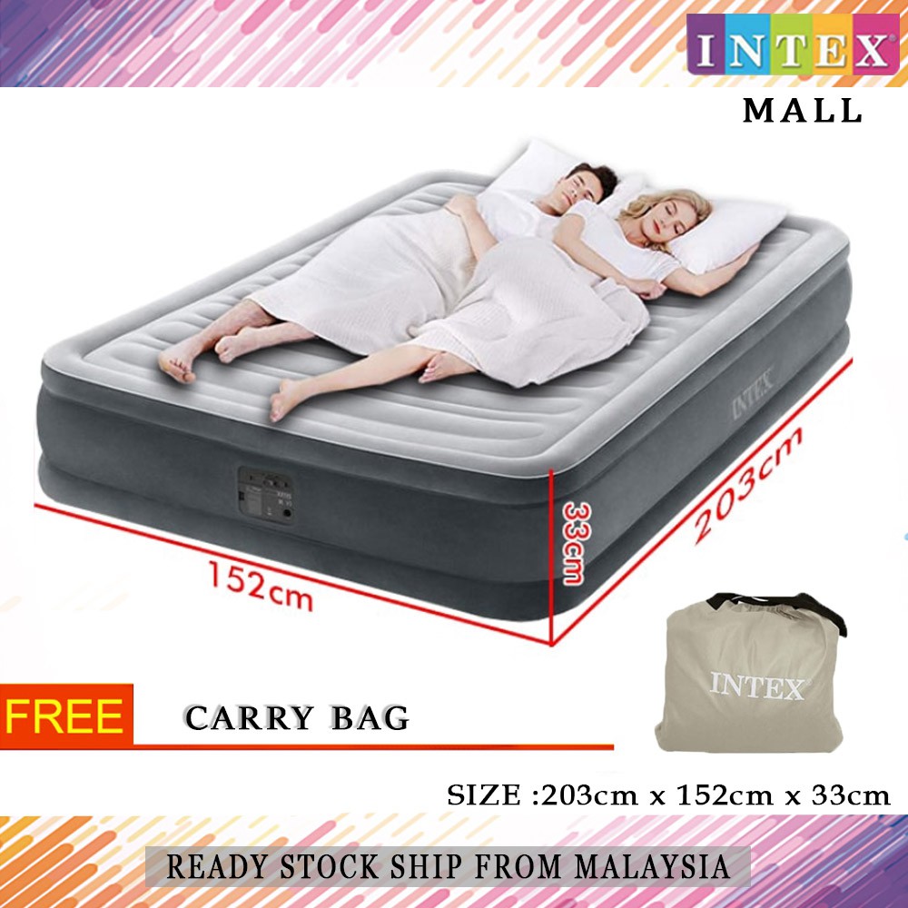INTEX 67770 | 64136 1.52 Meter DURA-BEAM Inflatable Air Bed Mattress ...