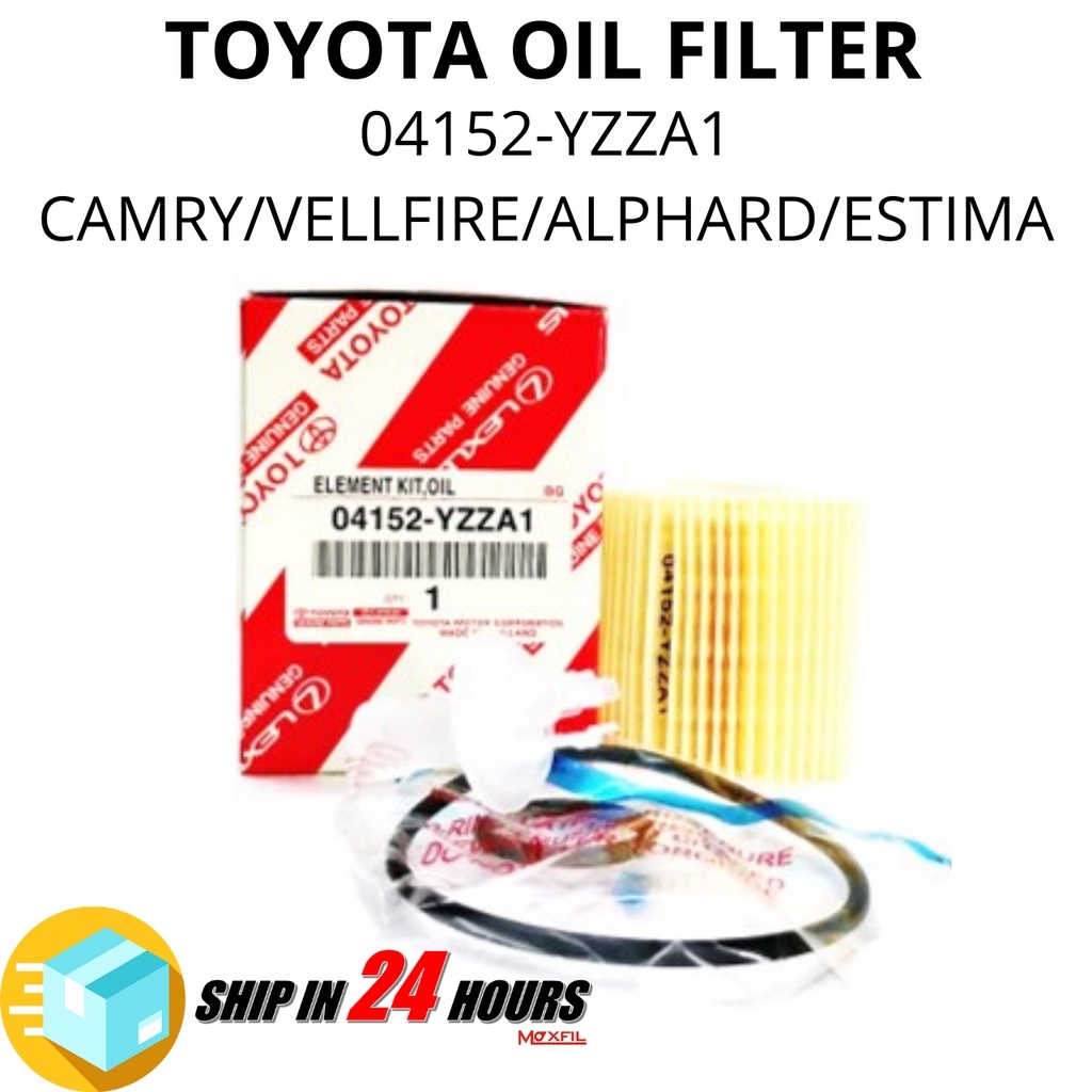 04152-YZZA1 ENGINE OIL FILTER PAPER TOYOTA ACV50-2.5 TOYOTA GNH10 ...