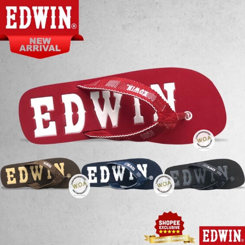 🔥NEW ARRIVAL🔥 EDWIN SIGNATURE SLIPPER | SANDAL EDWIN ( E10533 ...