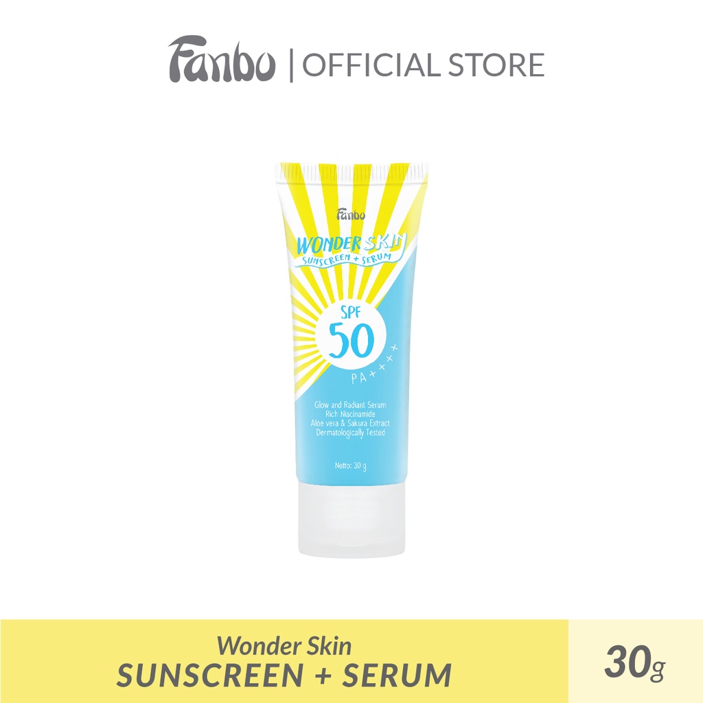 Fanbo Wonder Skin Sunscreen + Serum SPF50 PA++++ 30g | Shopee Malaysia