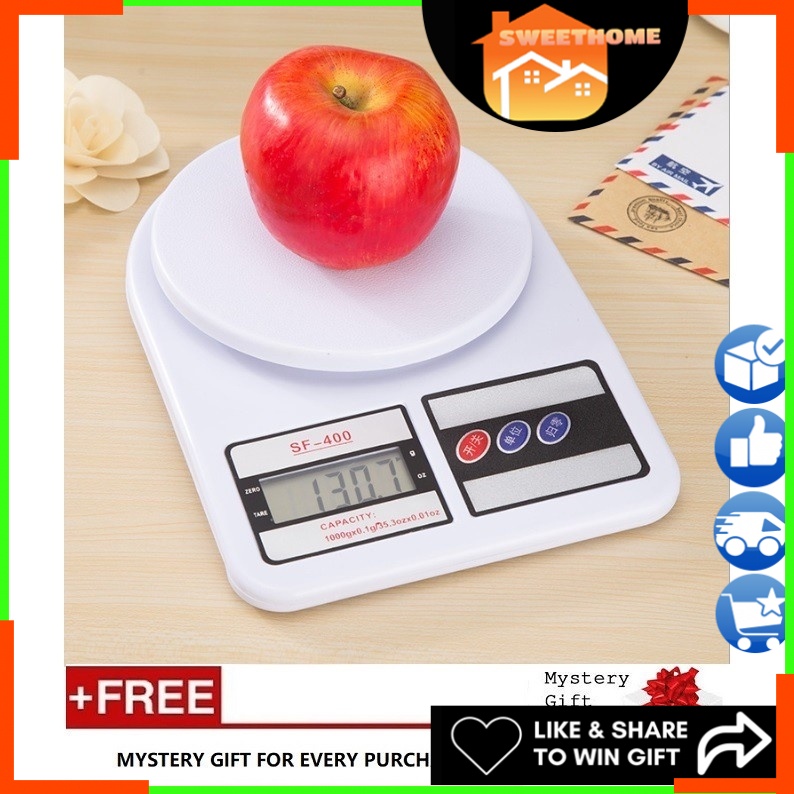 SF-400 Digital LCD Scale High Precision Electronic Kitchen Weighing ...