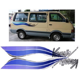 NISSAN VANETTE C22 VAN ORIGINAL BODY STICKER - PURPLE/BLUE | Shopee ...