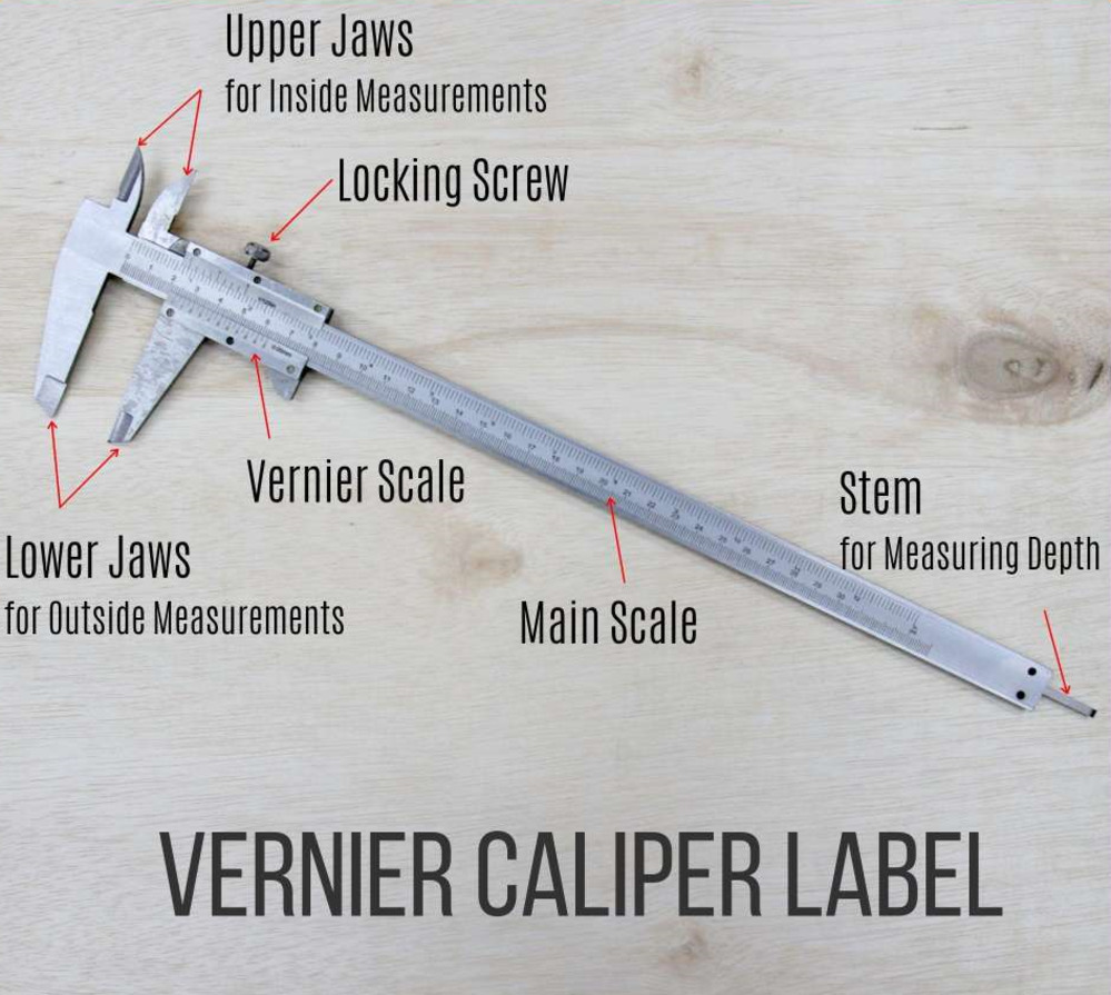20cm Vernier Caliper for Inside, Outside, 8" Depth and Step ...
