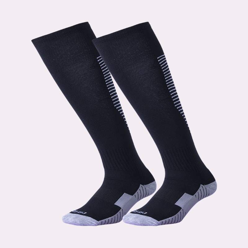 Stokin bola sepak stokin separuh panjang lelaki di atas lutut stokin ...