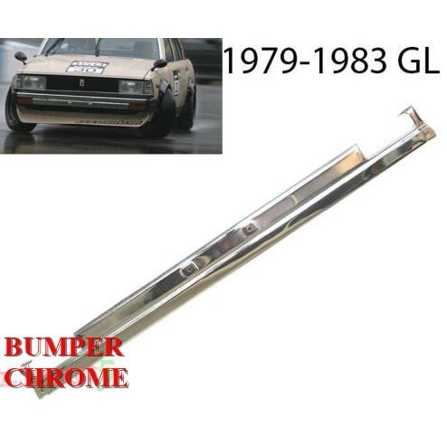 New Front Rear Steel Chrome bumper Bumper Chrome Depan Belakang Toyota ...