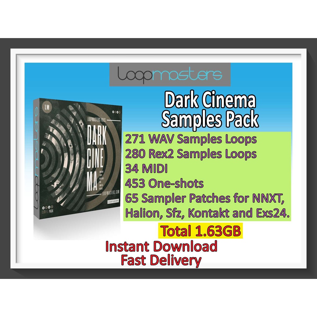 Loopmasters Dark Cinema an Industrial Exploration of Cinematic Sounds, Featuring Heavy Guitars ...